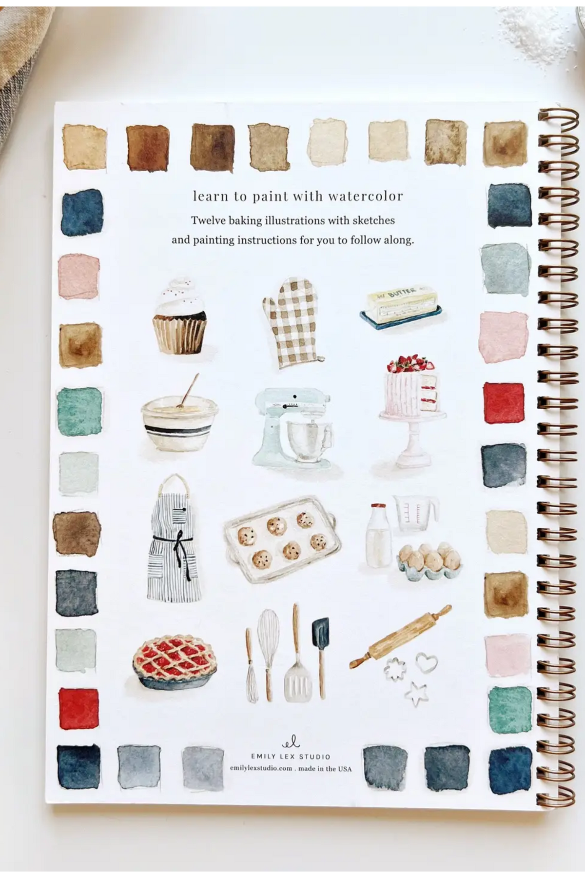 Baking Watercolor Workbook – Edie Boutique